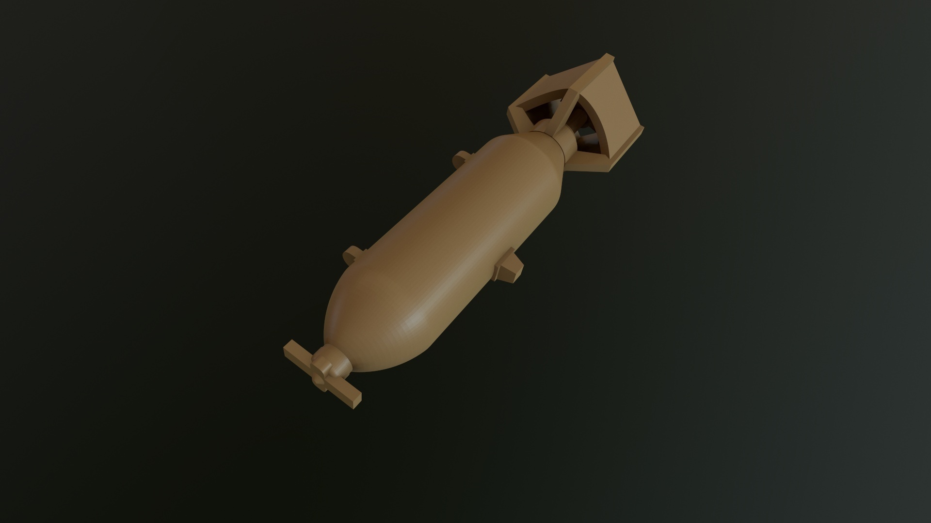 STL file US GP BOMB AN-M30A1 100LB 1/72 💣 ・3D printing model to ...