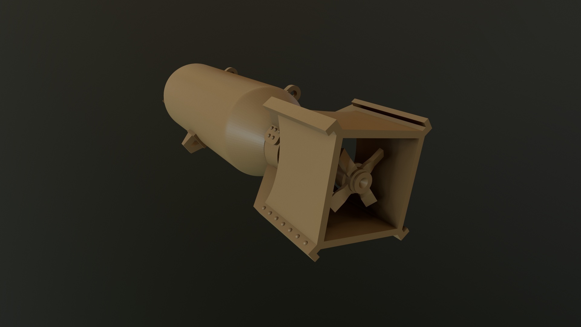 STL file US GP BOMB AN-M30A1 100LB 1/32 (1/35) 💣 ・3D print design to ...