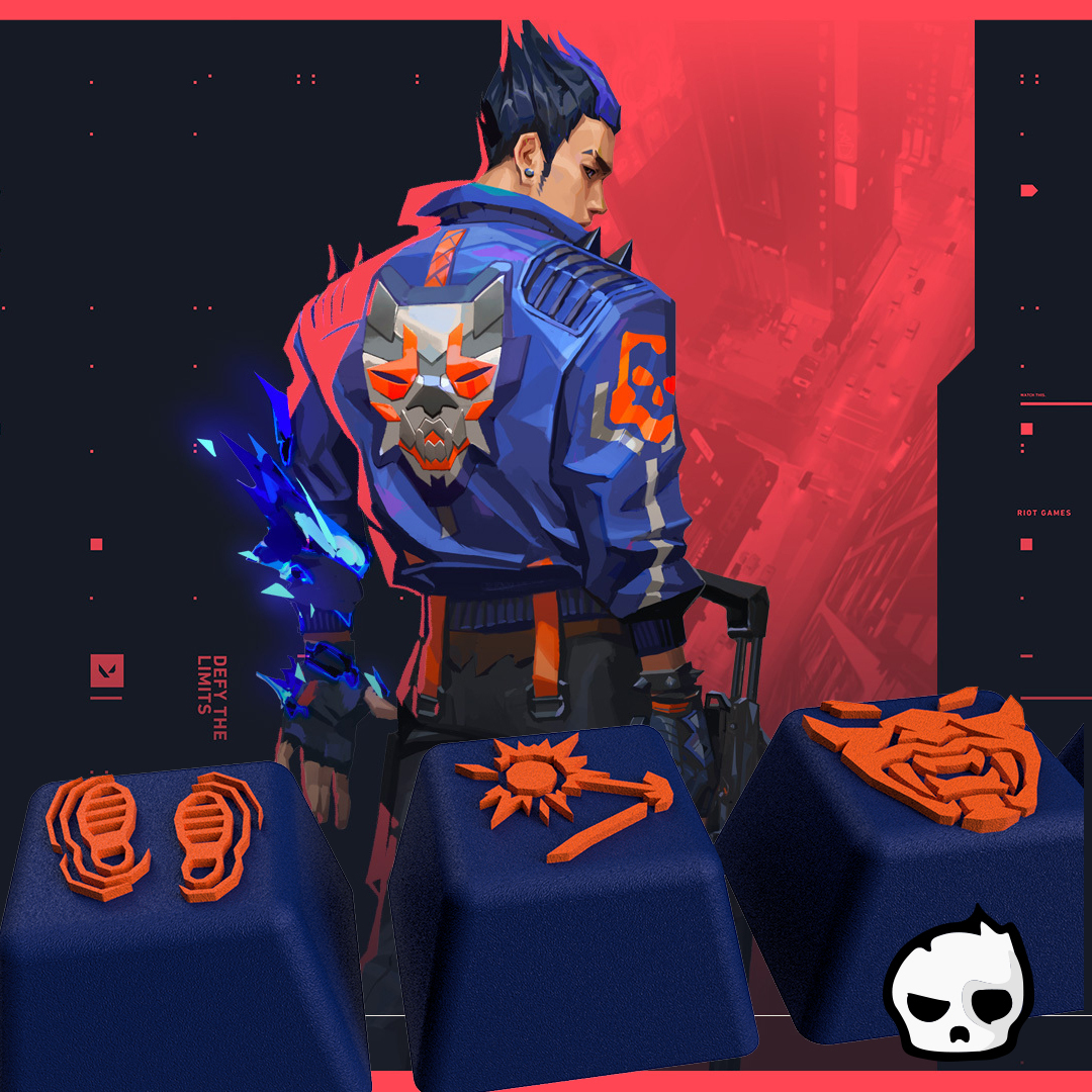 Archivo STL Keycaps Valorant Yoru 🍒 ・Modelo para descargar y imprimir ...