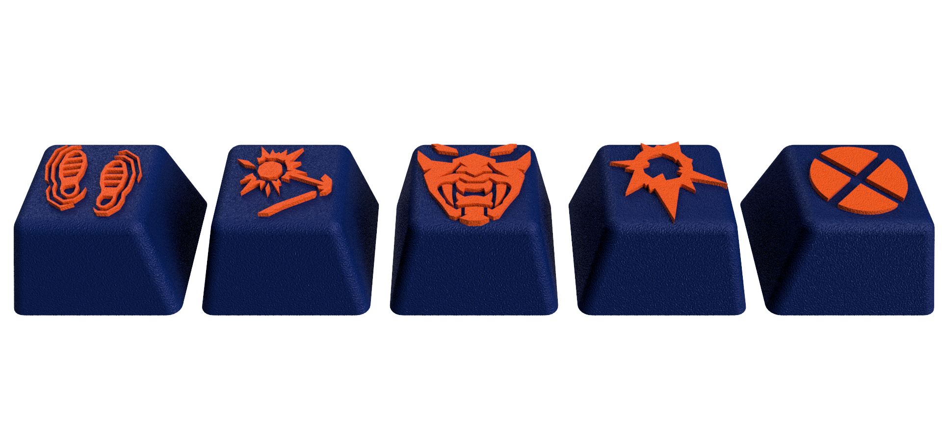 Archivo STL Keycaps Valorant Yoru 🍒 ・Modelo para descargar y imprimir ...