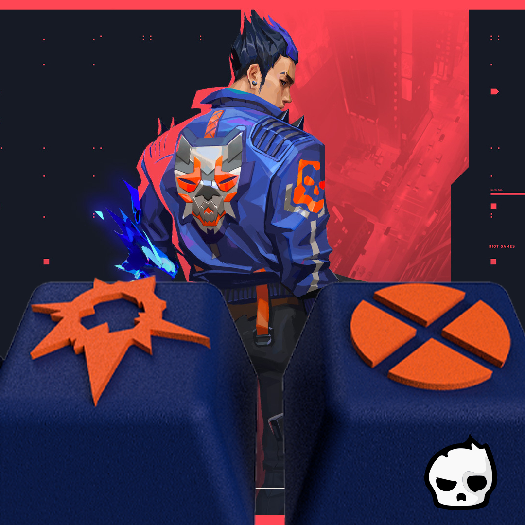 Archivo STL Keycaps Valorant Yoru 🍒 ・Modelo para descargar y imprimir ...