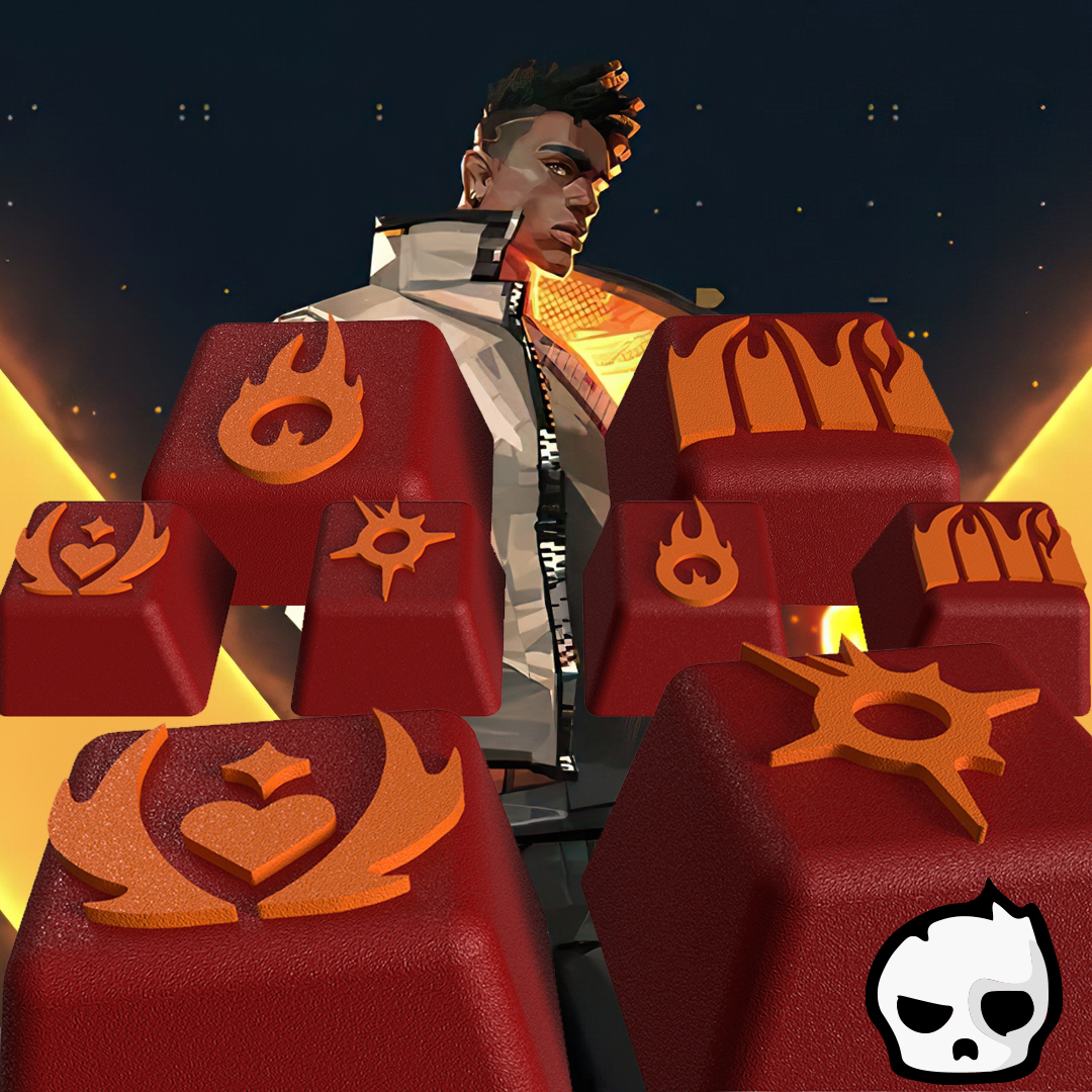 Archivo 3D Keycaps Valorant Phoenix 🦅 ・Modelo para descargar y imprimir ...