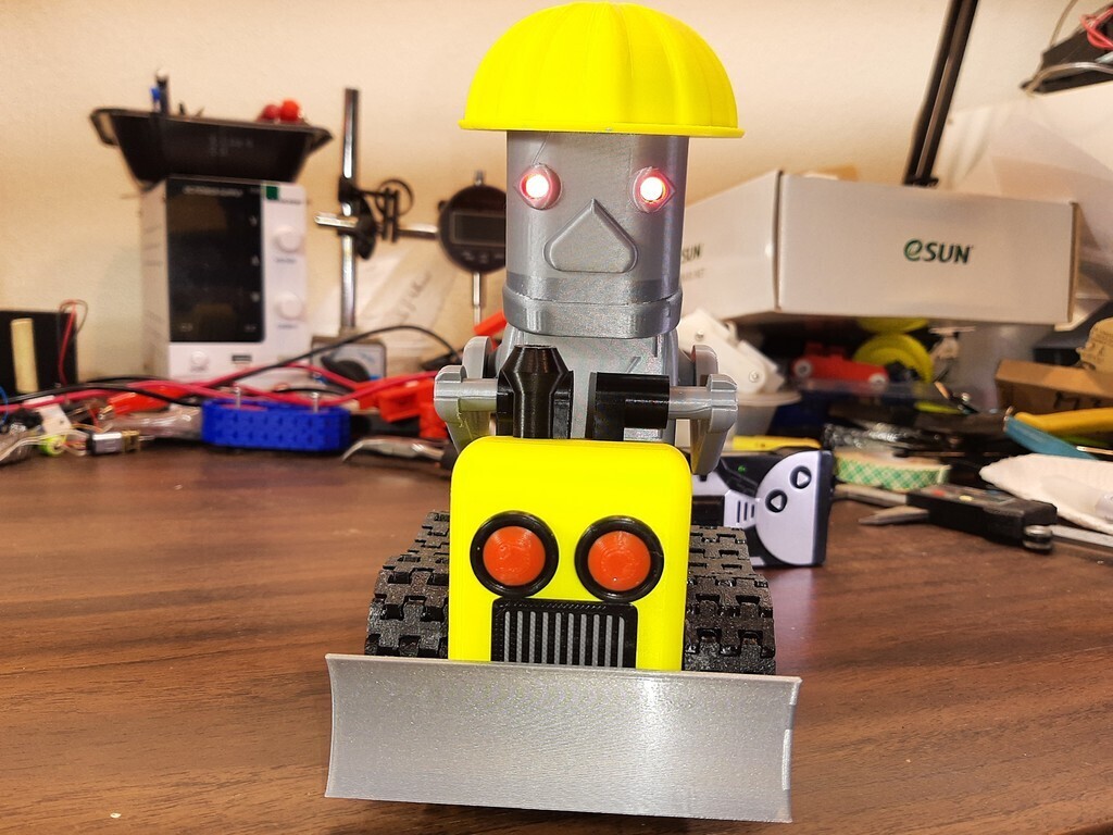 Archivo 3D gratis Robot Bulldozer monomotor dirigible 🤖・Plan imprimible ...