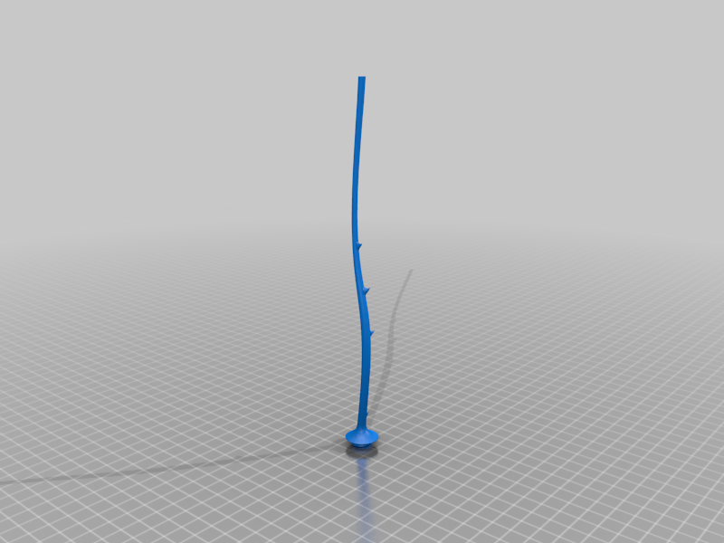 Free STL file Rose and Stem (fixed) 🌹 ・3D printable object to download ...