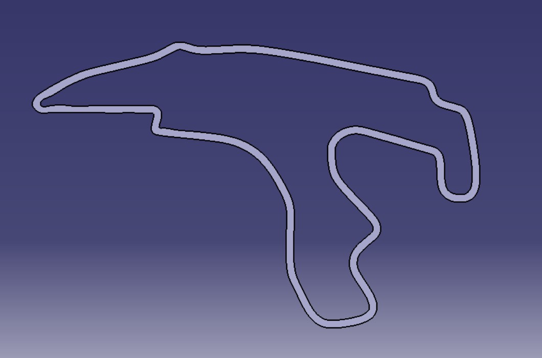 STL file F1 TRACK: SPA-FRANCORCHAMPS 🎨・3D printable model to download・Cults