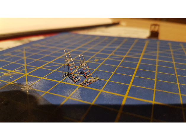 🪜 TT Scale 1:120 Folding ladders JOR 303-308 mega pack・Free STL File ...