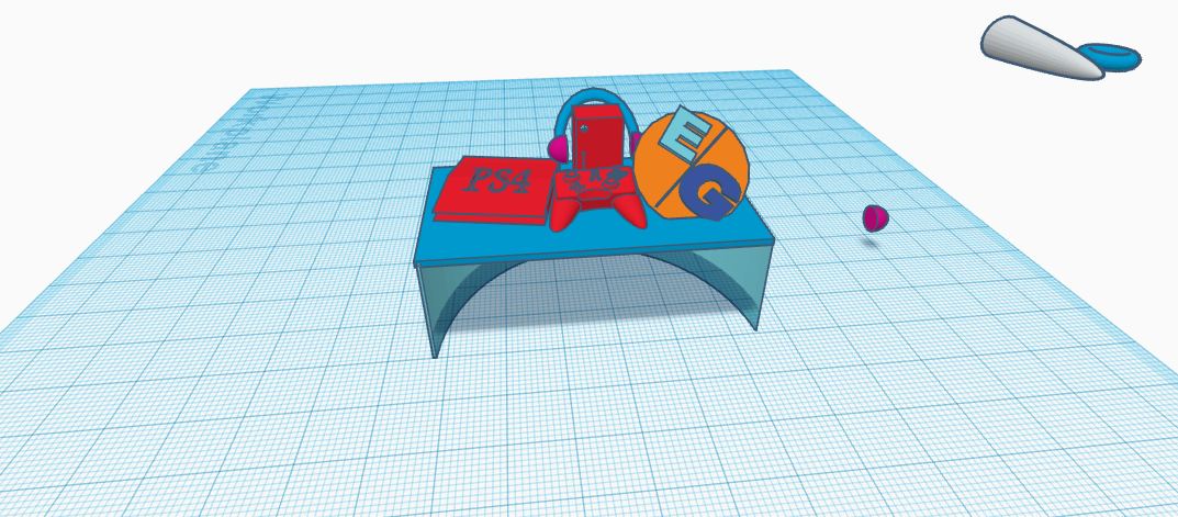 Free STL file gamer 3d model logo 🎨 ・3D printing model to download・Cults