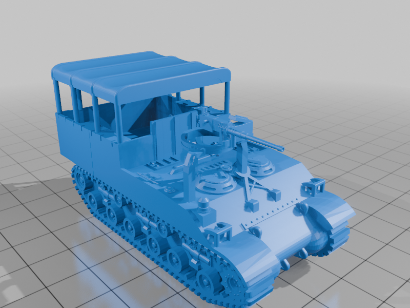 🧨 T30 US ARTILLERY CARRIER (for M40 GMC)・Free 3D File for ・Cults