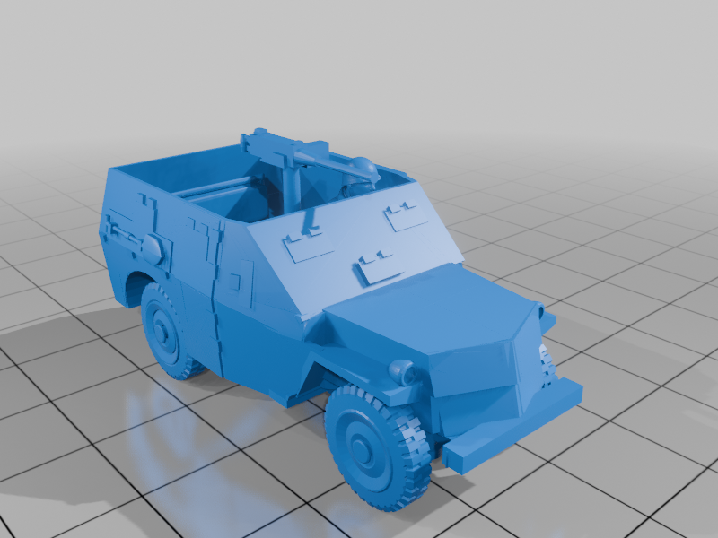 Free 3D file ARMORED JEEP MBT 25E3 🇺🇸 ・3D print model to download・Cults