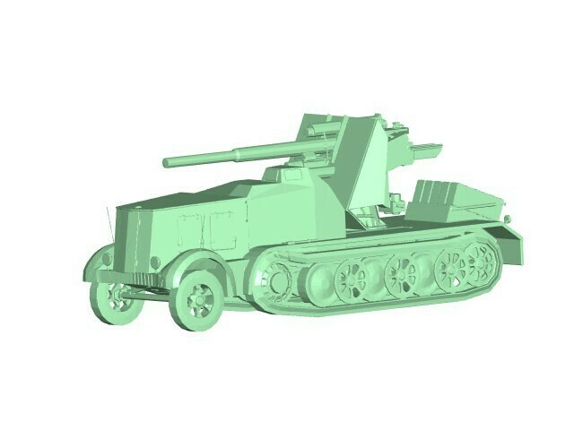 Free 3D file SdKfz8 Flak 🧞‍♂️ ・Object to download and to 3D print・Cults