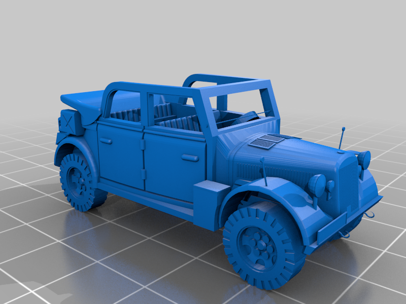 Free 3D file HORCH 901 Kfz 21 🚗 ・3D print model to download・Cults