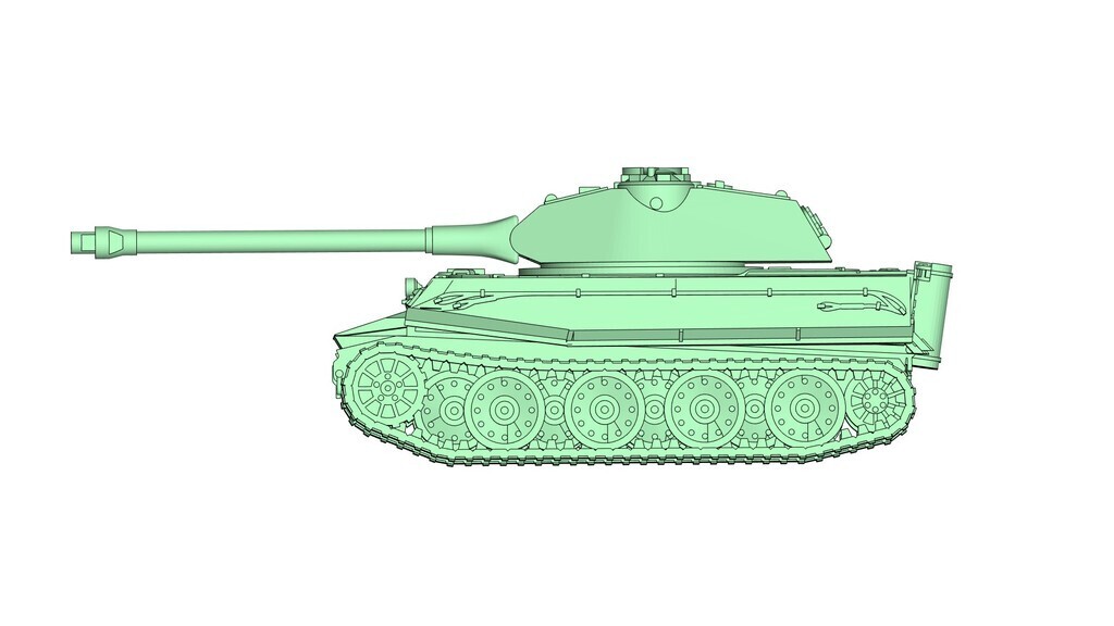 🐅 VK405.02(H) TIGER TANK VI・Free 3D File for ・Cults