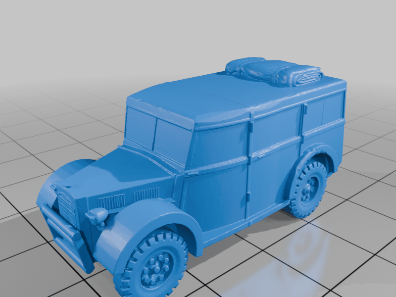 🚗 HEAVY UTILITY CAR HUMBER FWD・Free 3D File for ・Cults