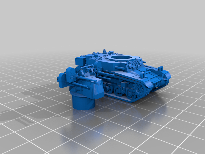 Free 3D file STUART TANK ANTIAIRCRAFT(Remix). 🪖 ・3D printing model to ...