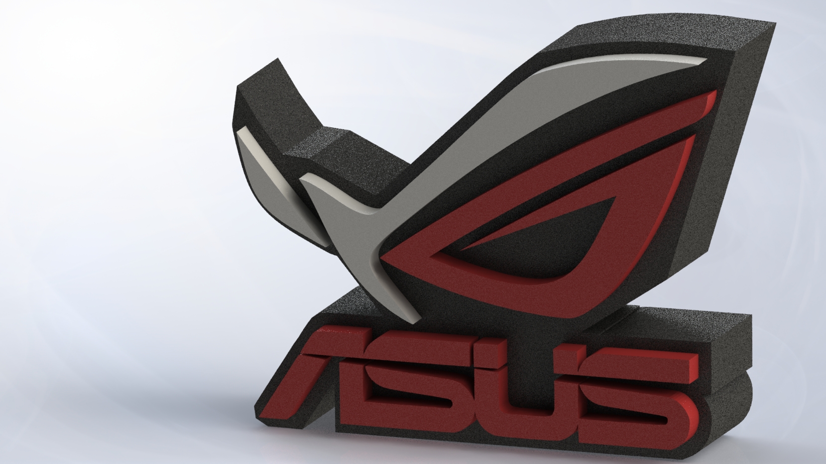 🎨 ASUS 3 color logo・ STL File for ・Cults