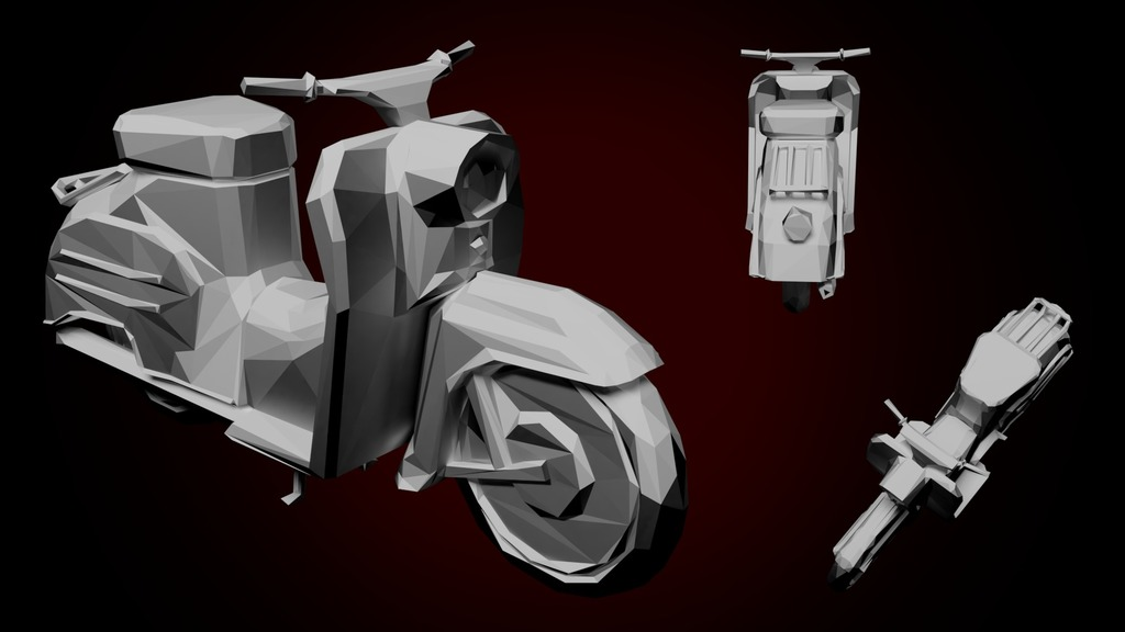 Archivo 3D gratis Simson Schwalbe V2 lowpoly 🗿 ・Objeto de impresión 3D ...