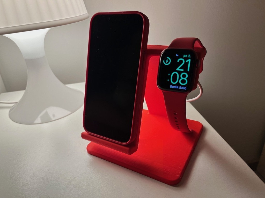 📱 iPhone / iWatch Charging Stand・Free 3D File for ・Cults