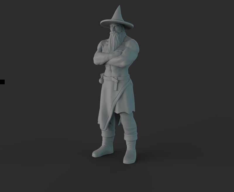 STL file Powerful wizard 🧙 ・Design to download and 3D print・Cults