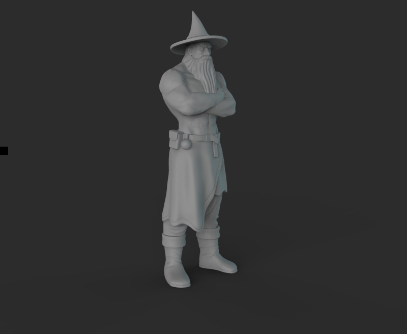 STL file Powerful wizard 🧙 ・Design to download and 3D print・Cults