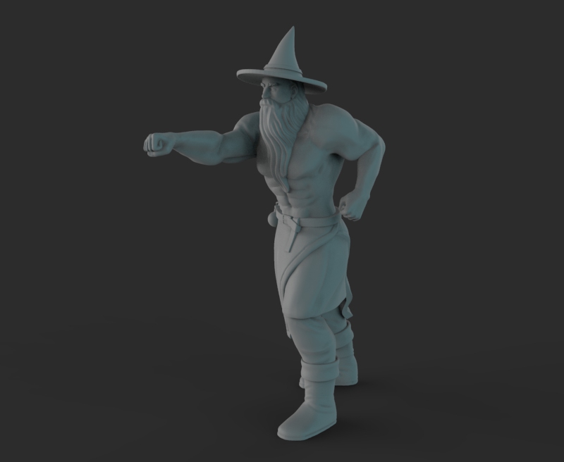 STL file Powerful wizard 🧙 ・Design to download and 3D print・Cults