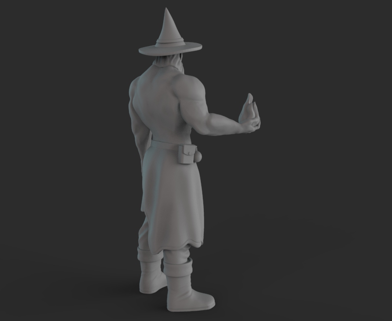 STL file Powerful wizard 🧙 ・Design to download and 3D print・Cults