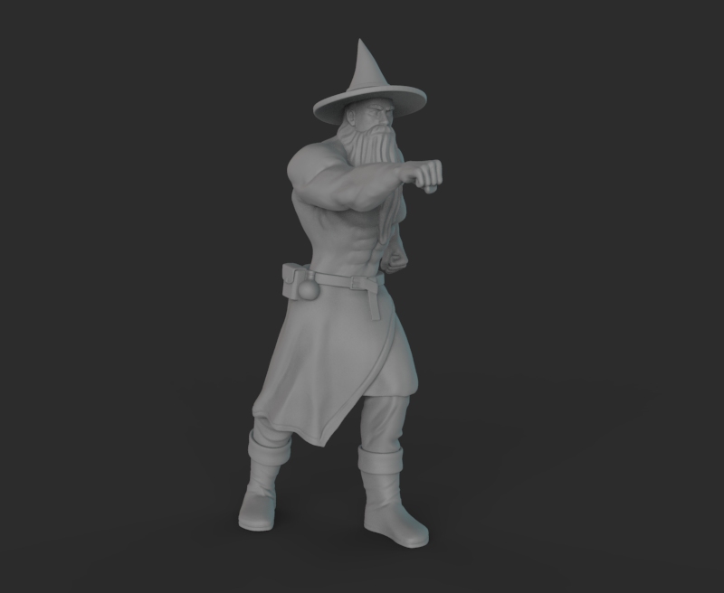 STL file Powerful wizard 🧙 ・Design to download and 3D print・Cults
