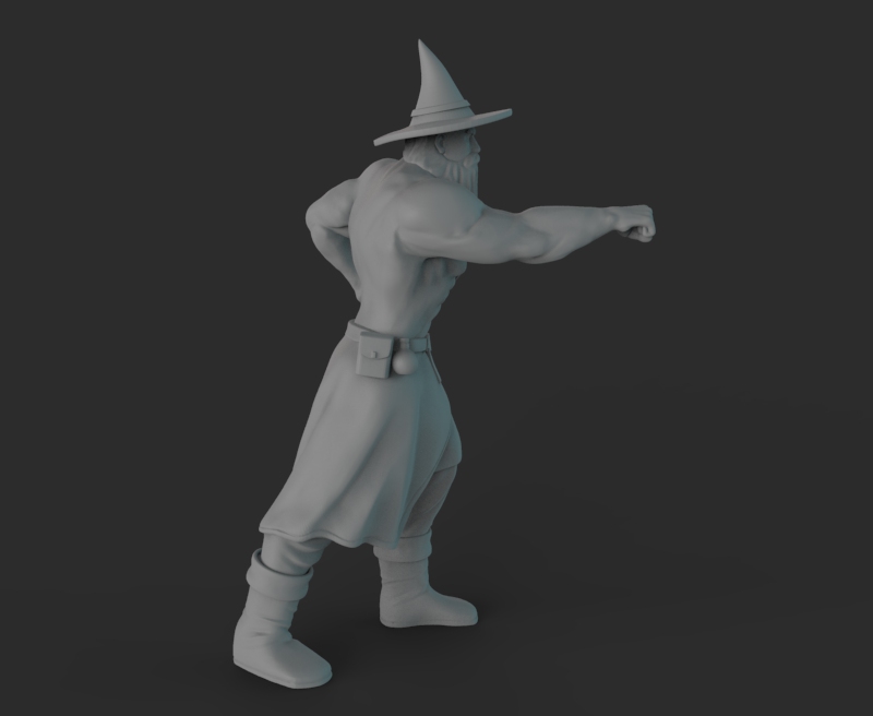 STL file Powerful wizard 🧙 ・Design to download and 3D print・Cults