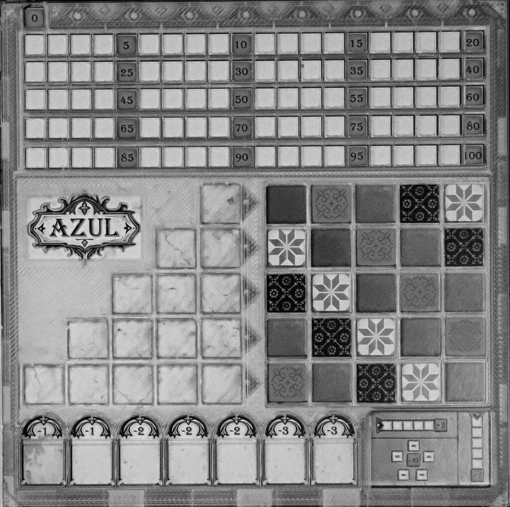 🇺🇸 Azul player board organizer (fits 2018 USA board )・Free STL File for ...