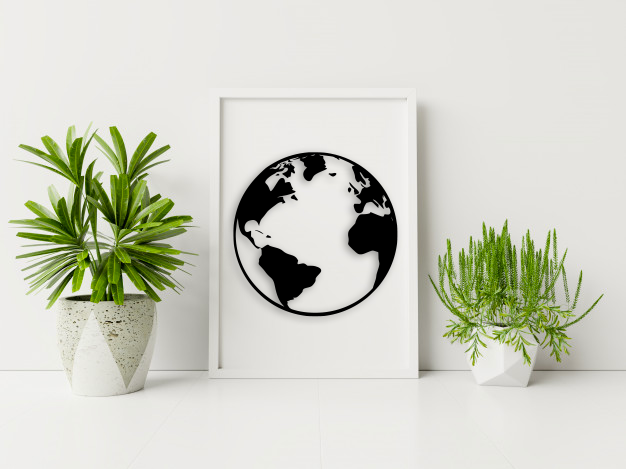 arquivo STL Decoración moderna : Planeta Tierra 🐉 ・modelo para ...