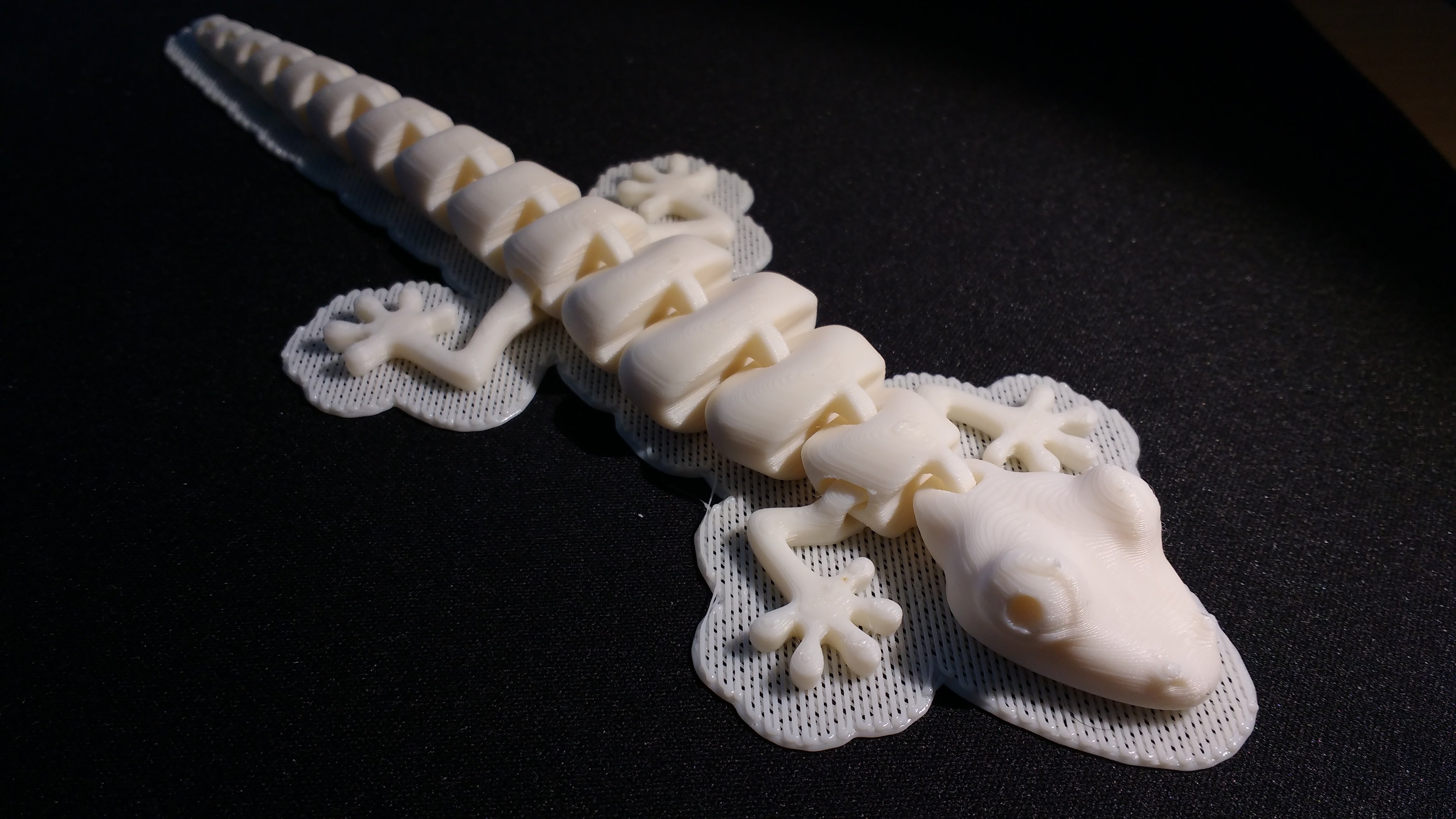 3D printing Articulated Lizard v2・Cults