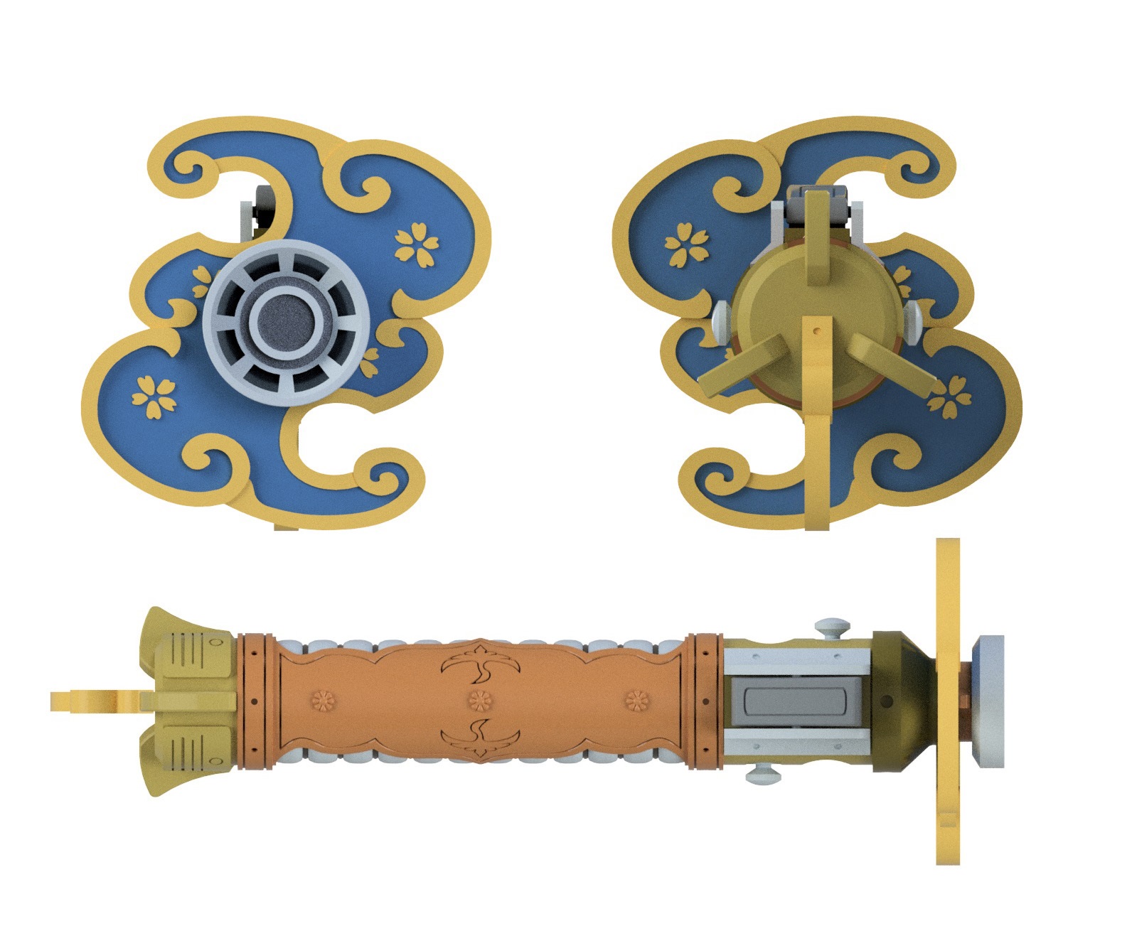 STL file Lop Yasaburo Clan Lightsaber Star Wars Visions ⭐ ・3D printable ...