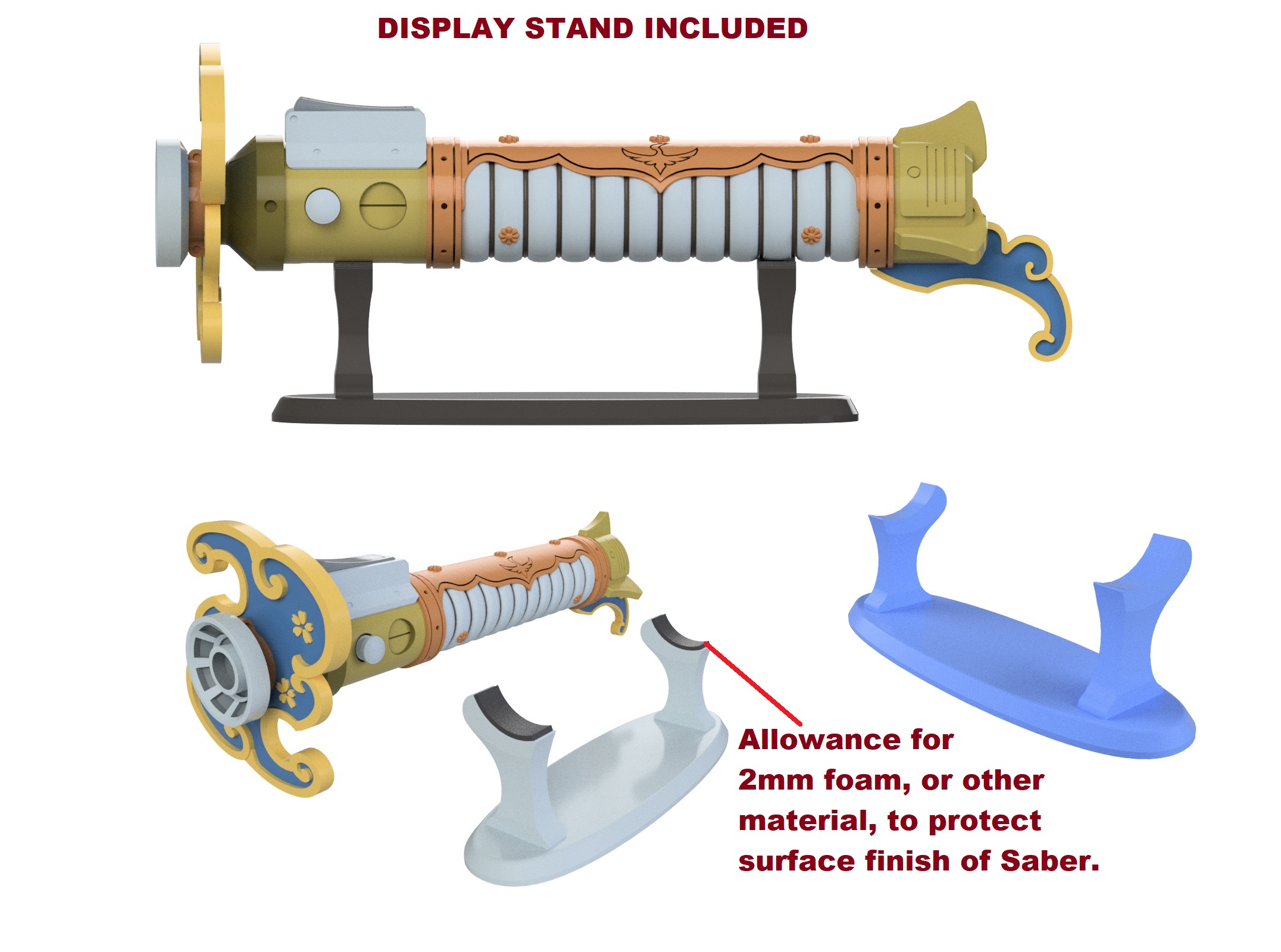 STL file Lop Yasaburo Clan Lightsaber Star Wars Visions ⭐ ・3D printable ...