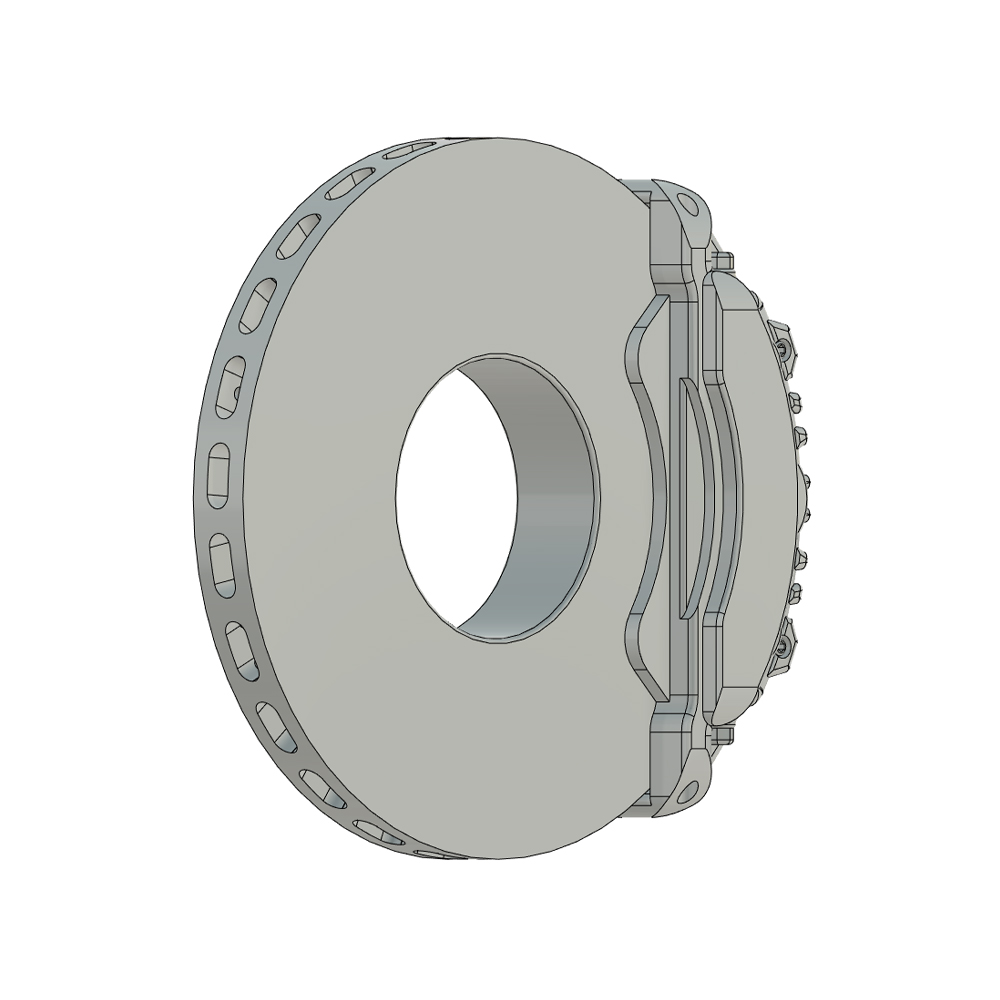 🛞 Ceramic brake disc and caliper - 1/24 - Scale Model Accessories・ STL ...