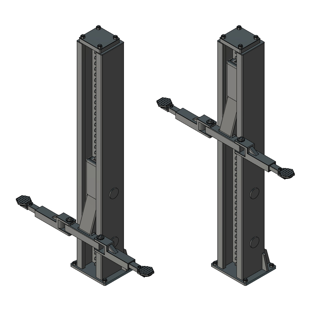 🛞 Garage Lift Set - 1/24 - Scale Model Accessories・ STL File for ・Cults