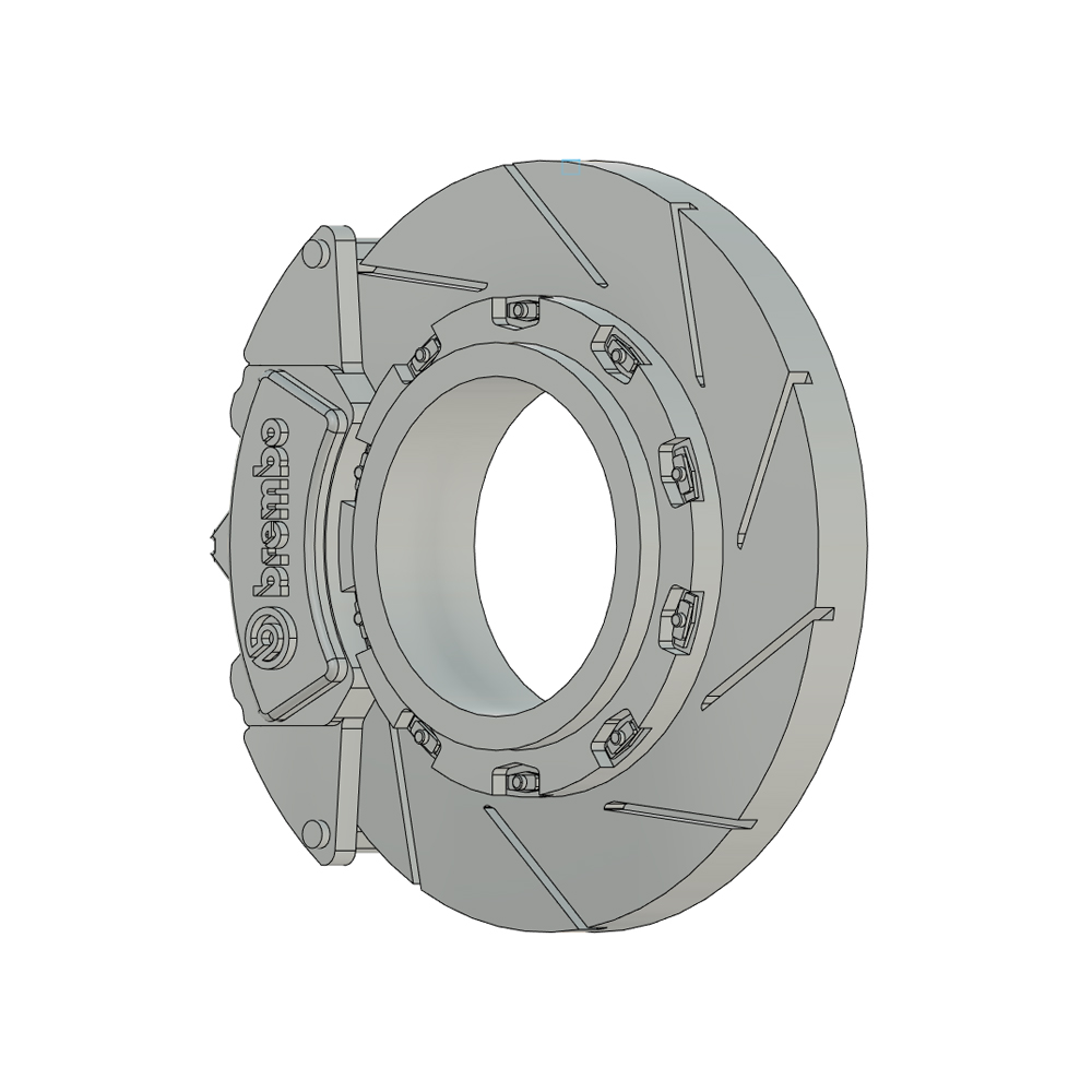 🛞 Brake disc and caliper - 1/24 - Scale Model Accessories・ STL File for ...