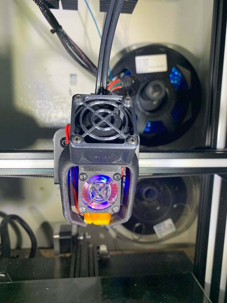 Free STL file Geeetech A20M Hot-end Backplate and Parts Cooler Combo 🌋 ・3D printing model to ...