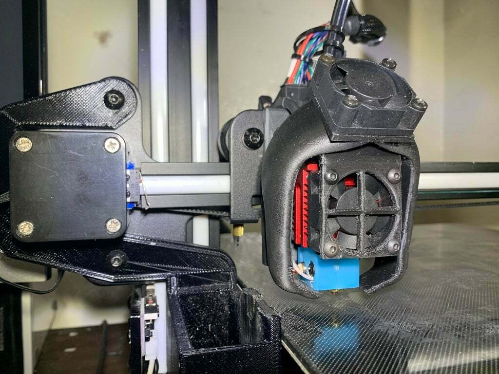 Free STL file Geeetech A20M Hot-end Backplate and Parts Cooler Combo 🌋 ・3D printing model to ...