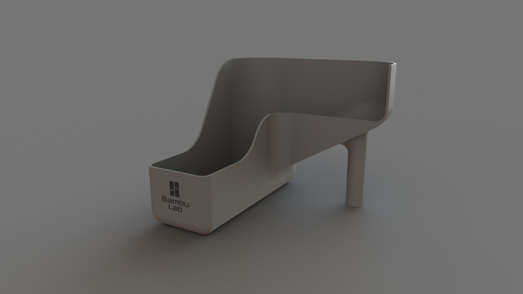 🥼 Bambu Lab - Poop Bucket, Filament Waste Bin - X1 and X1 Carbon・ STL File for ・Cults