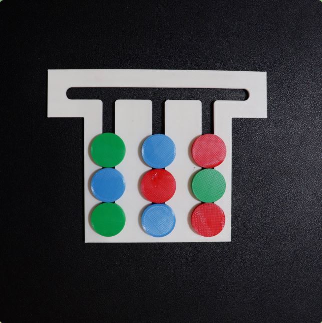 Free STL file Color Sorting Puzzle 🎨・3D print object to download・Cults