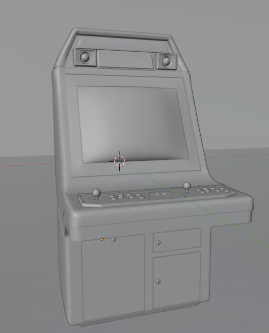 🏙️ Sega Astro City Arcade Machine・ OBJ file for ・Cults