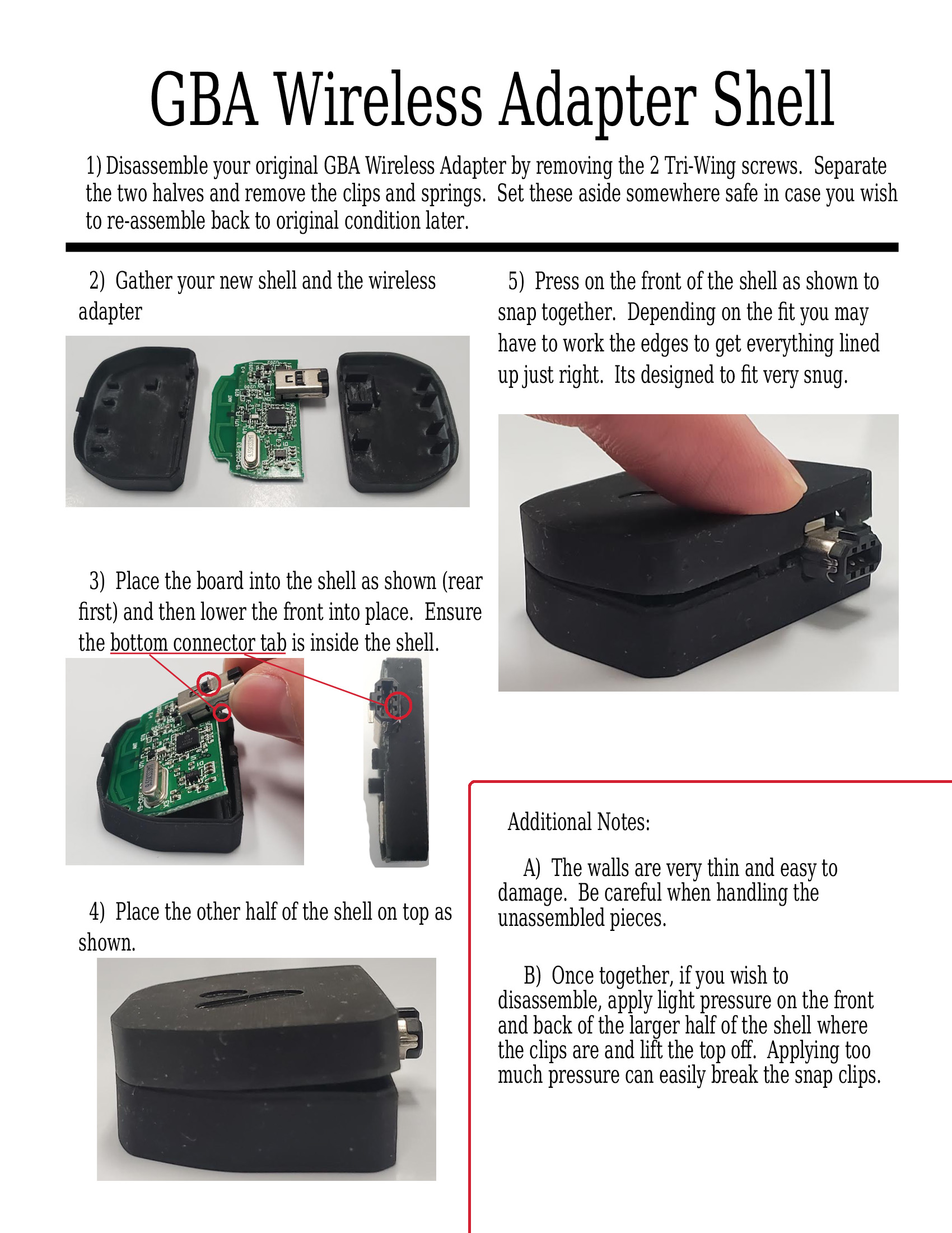 👦 Game Boy Advance Wireless Adapter Shell for Analogue Pocket・ STL File ...
