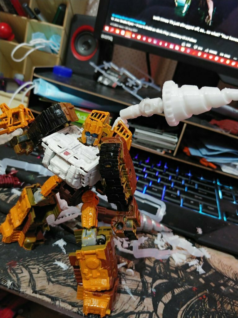🔫 Combiner Wars Articulated Cockpit Gun For Liokaiser and Computron ...