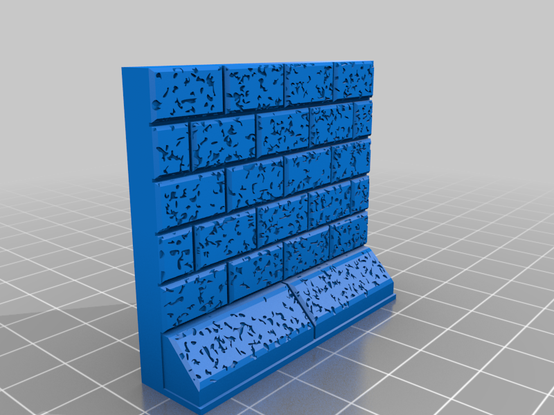 🎲 Basic Stone Floor and Wall 28mm・Free STL File for ・Cults