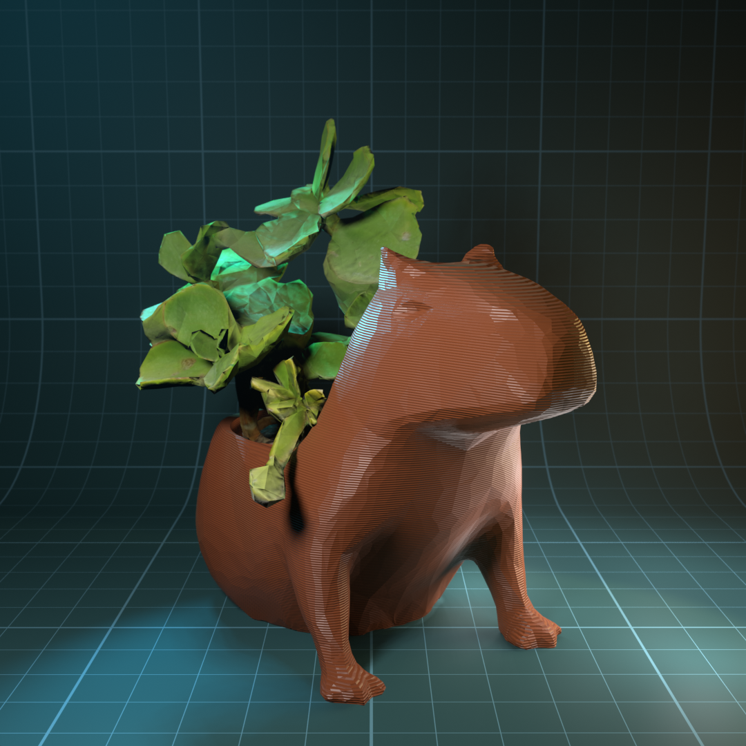 STL file Capivara Capybara Planter Pot 🪴 ・3D printable design to ...