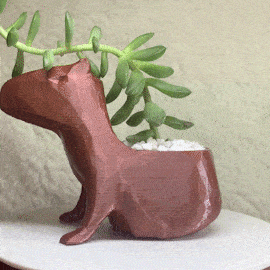 STL file Capivara Capybara Planter Pot 🪴 ・3D printable design to ...