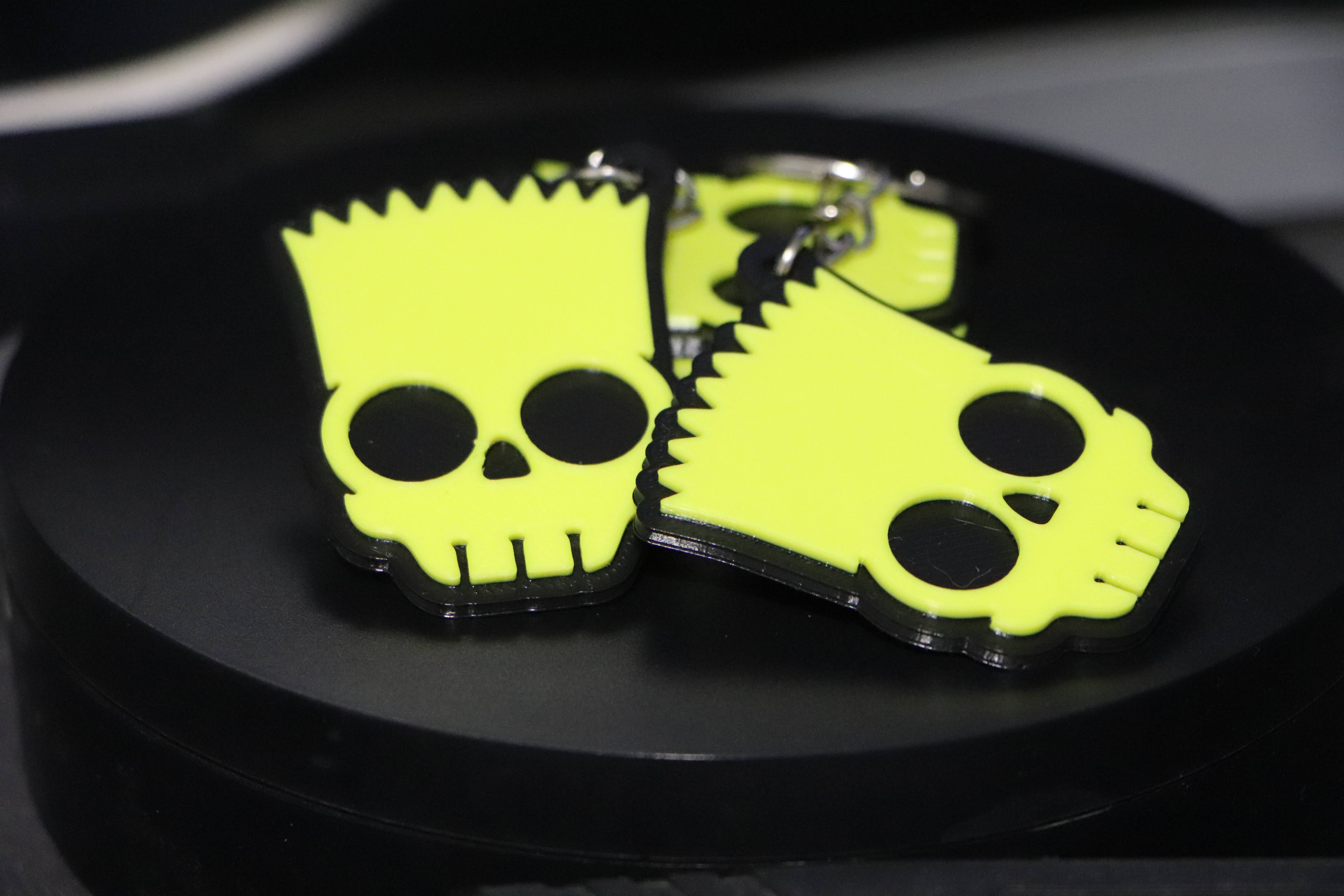 STL file Skull bart simpson 💀 ・3D printing idea to download・Cults