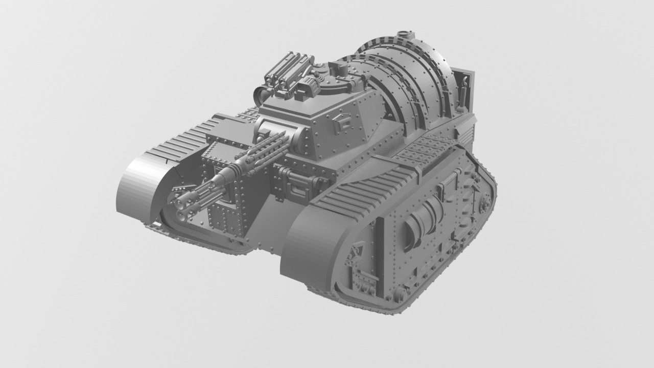🐸 Rhombus CS Frog SCW tank addon・ 3D File for ・Cults