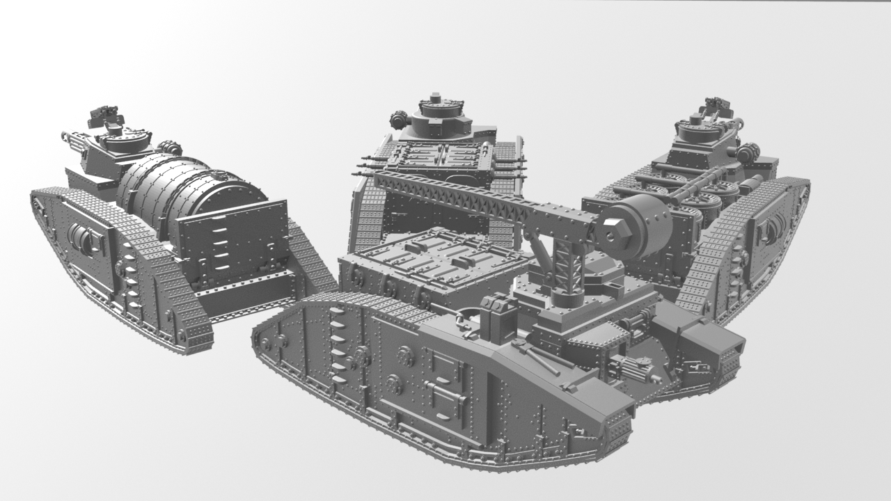 📦 Rhombus support vehicles standalone package・ 3D File for ・Cults