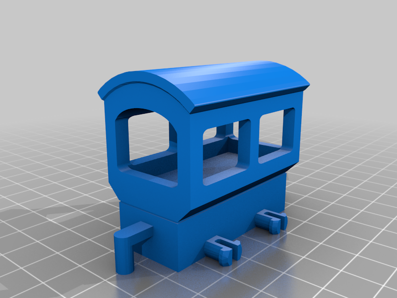 🚆 Train Set with windows・Free STL File for ・Cults