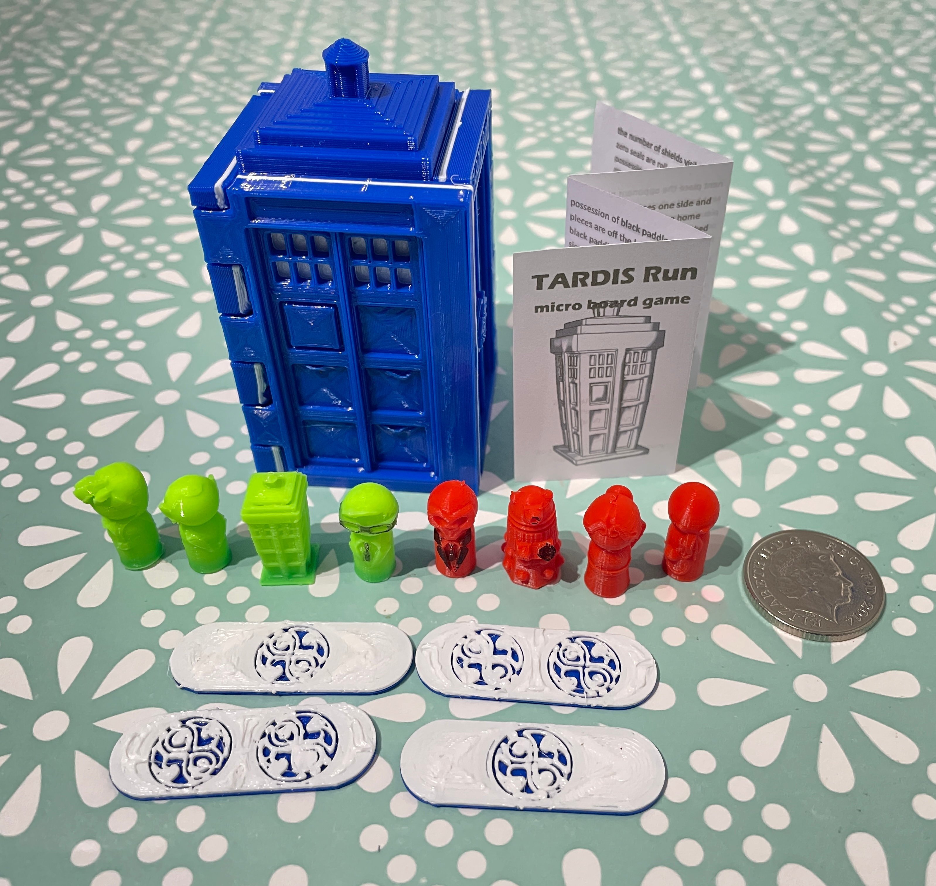 🏃 TARDIS Run board game - Print in one board・3D Print・Cults